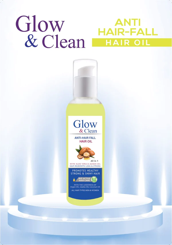 Anti Hair Fall Hair Oil | Glow & Clean